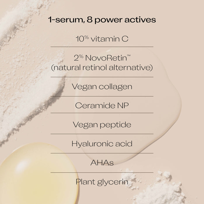 Vitamin C+ Super Serum with 10% Vitamin C & 2% NovoRetin™ a natural ...