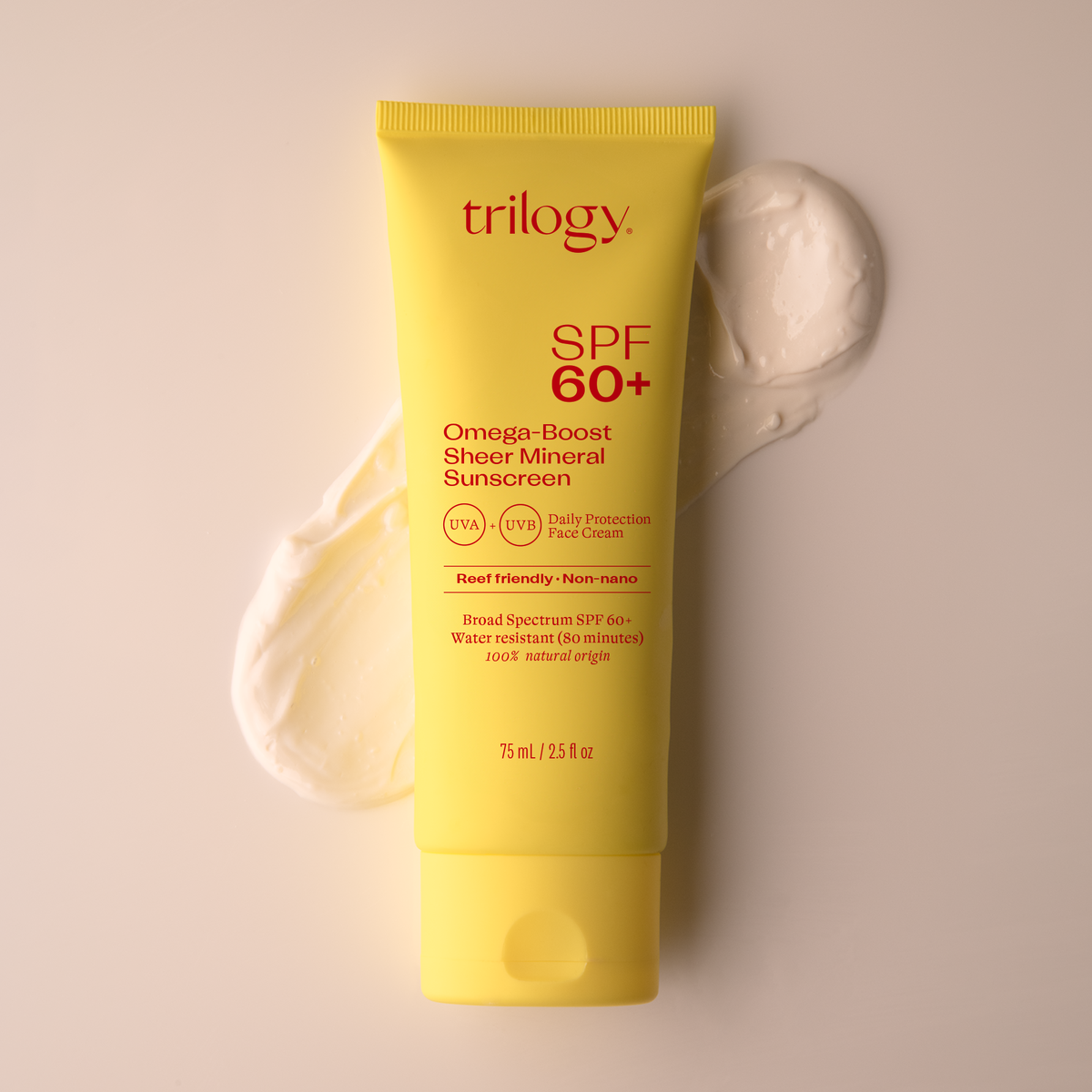 Natural Sunscreen SPF60+ - SPF Face & Body Protection | Trilogy