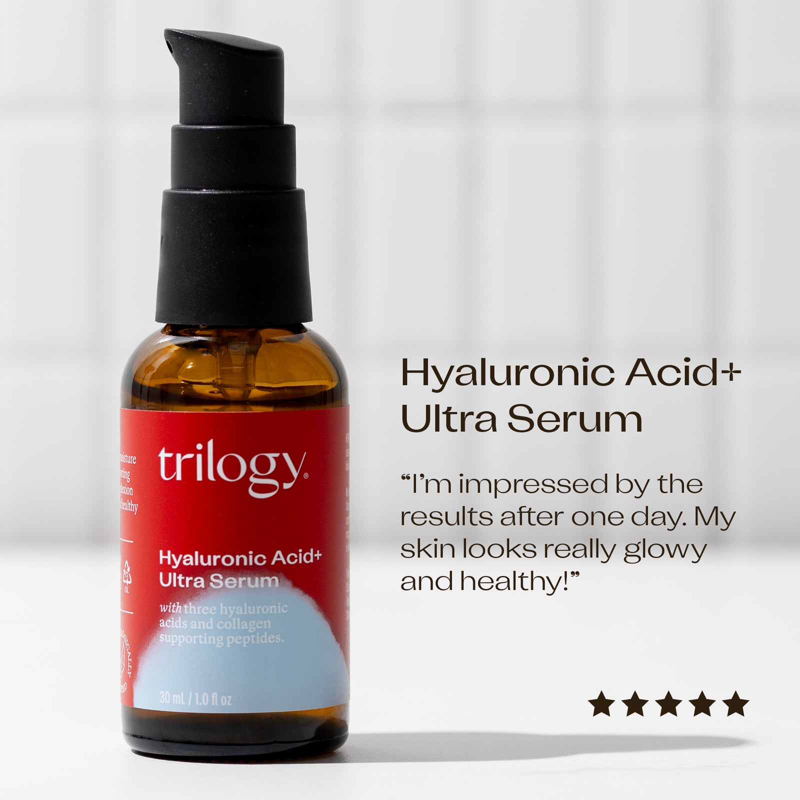 Trilogy Hyaluronic Acid+ Ultra Serum, 1.0 fl oz